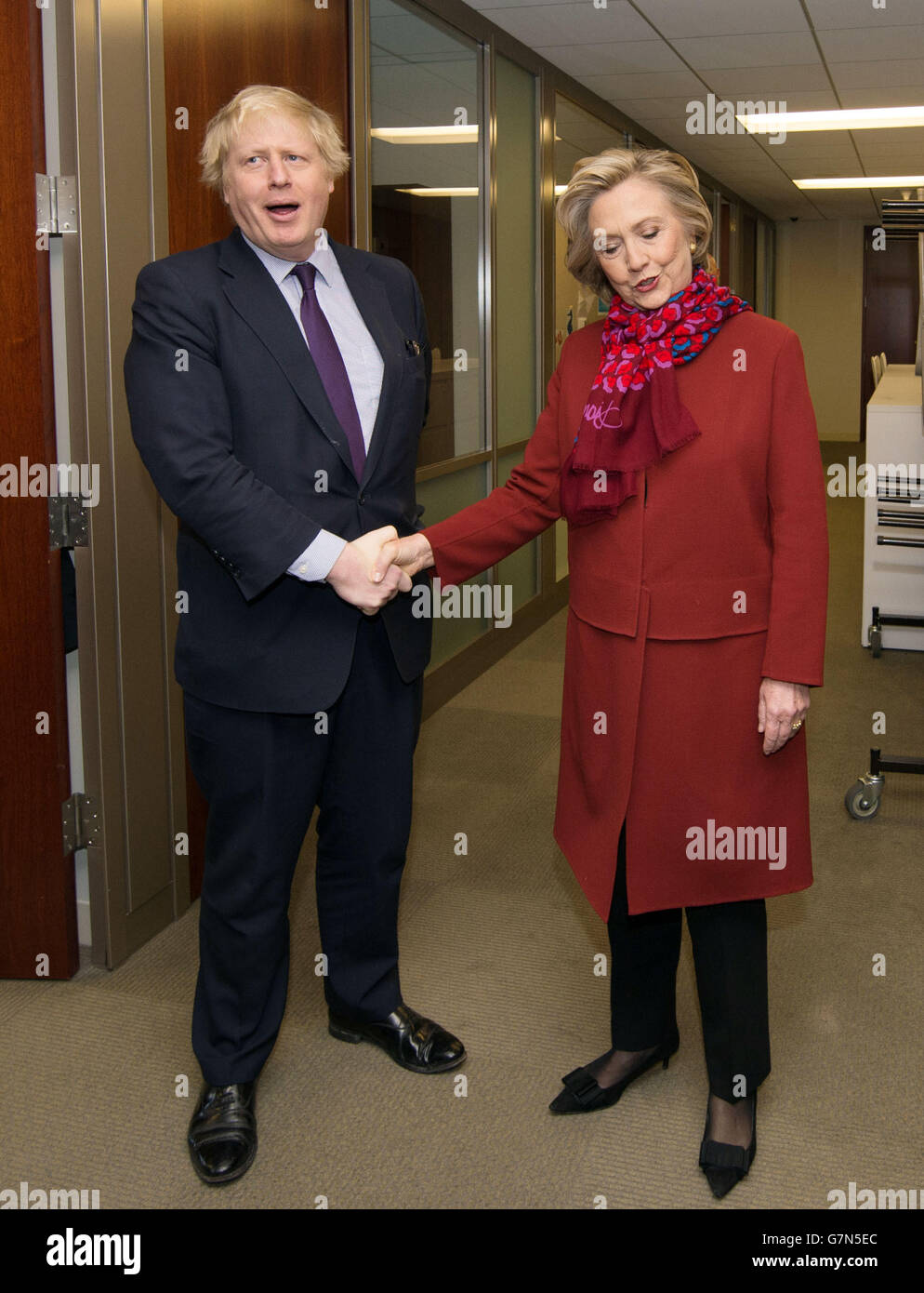 Boris Johnson visit to the USA - Day 4 Stock Photo - Alamy