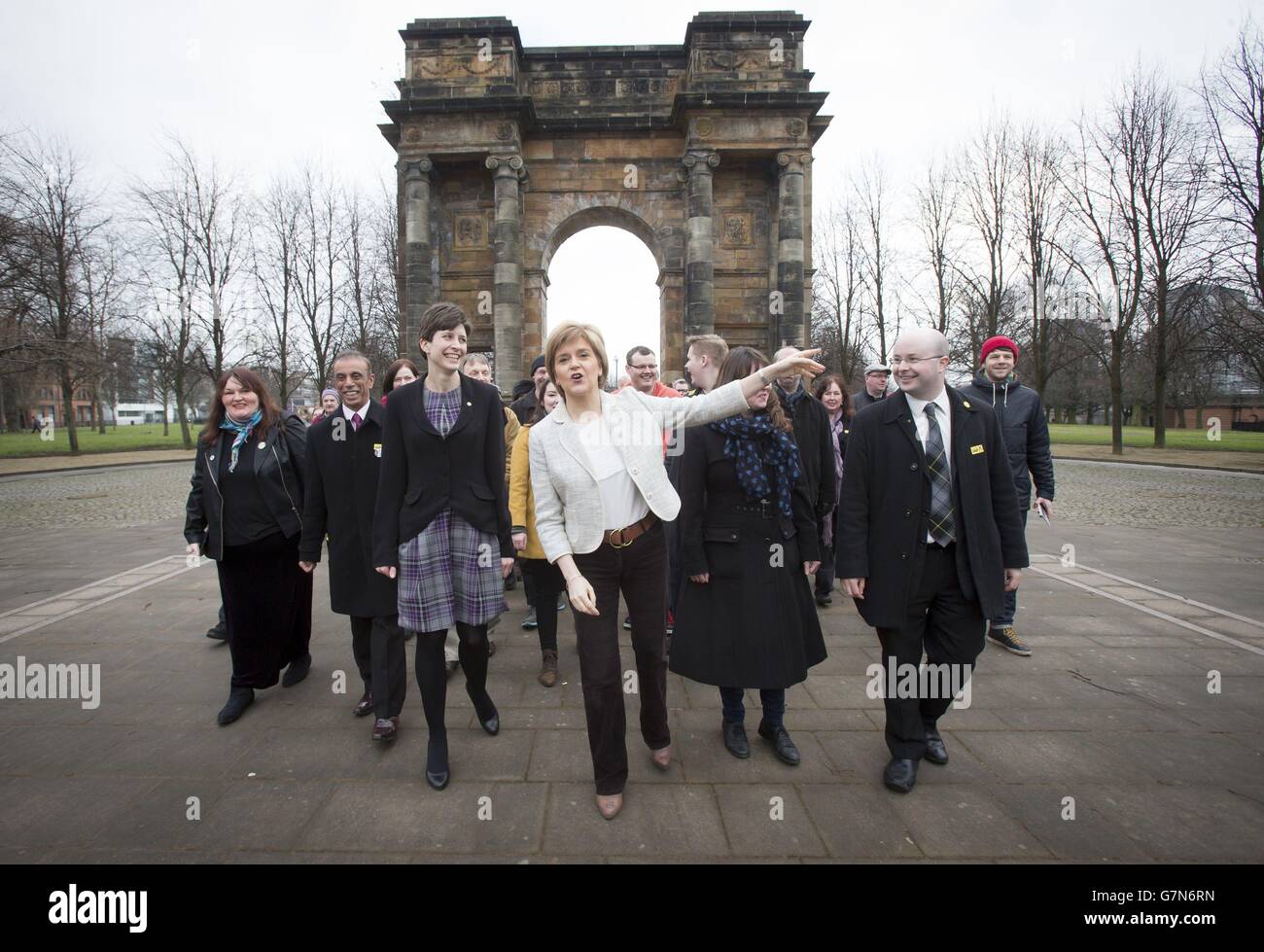 SNP election campaign launch Stock Photo - Alamy