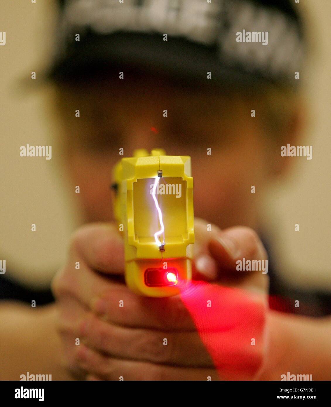 PC Marion Dixon with the new Taser weapon which will now be used by ...