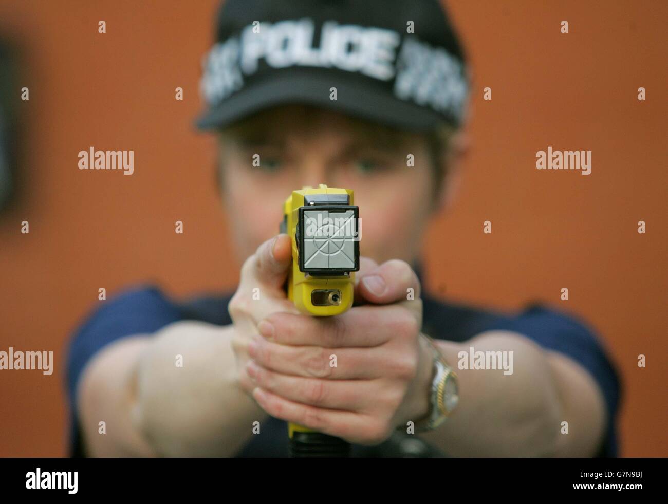 The New Taser Weapon Stock Photo - Alamy