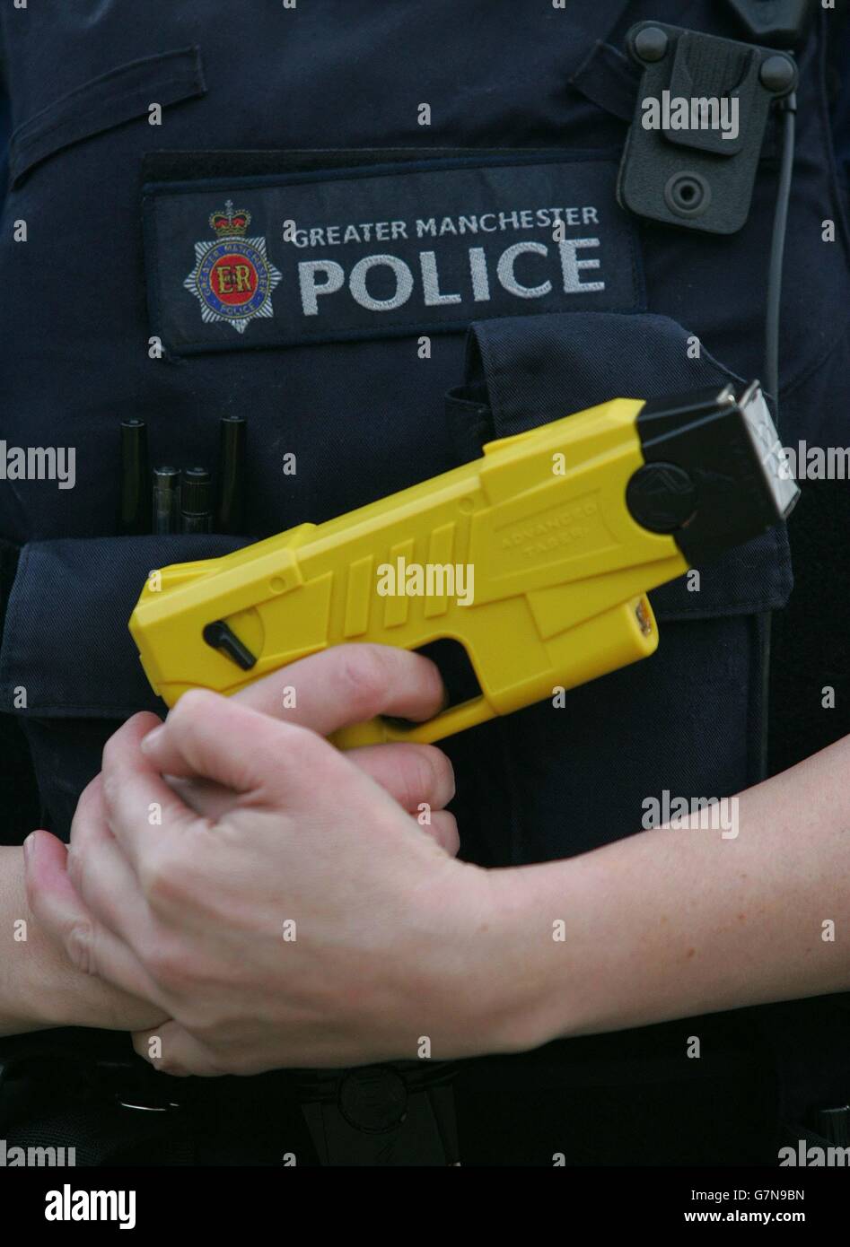 The New Taser Weapon Stock Photo - Alamy