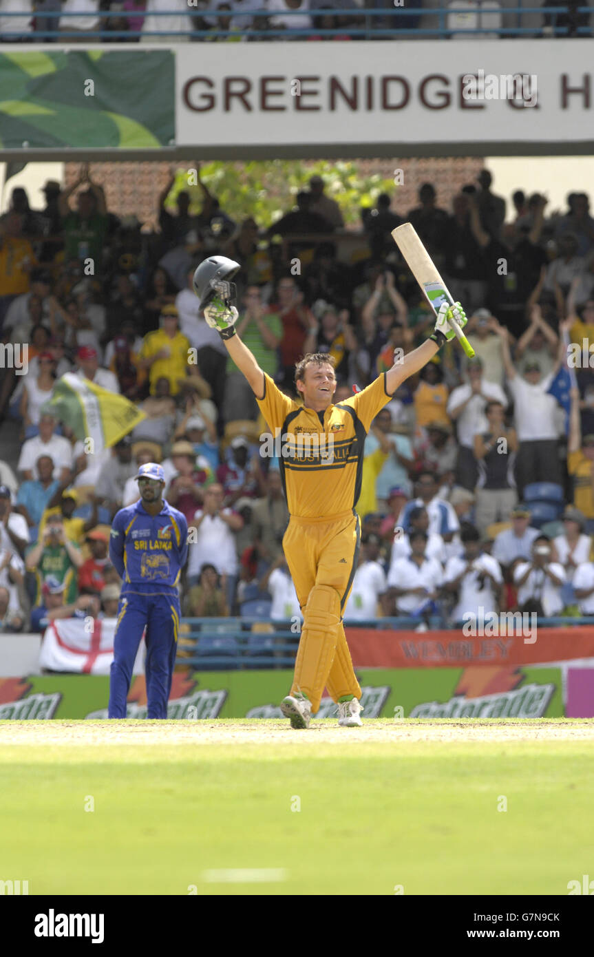 2007 cricket world cup final hi-res stock photography and images - Alamy