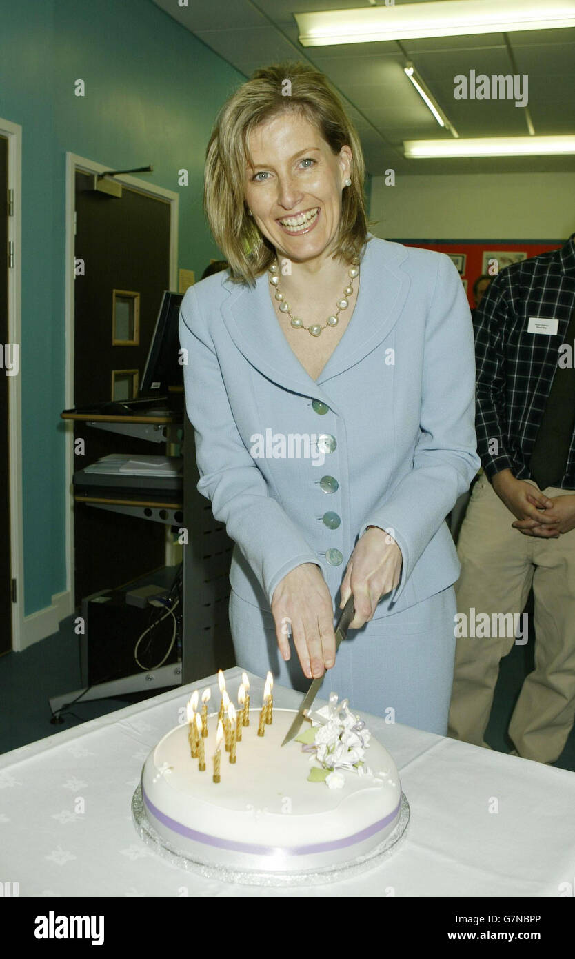 Sophie, Countess of Wessex who celebrated her 40th birthday, opens the ...