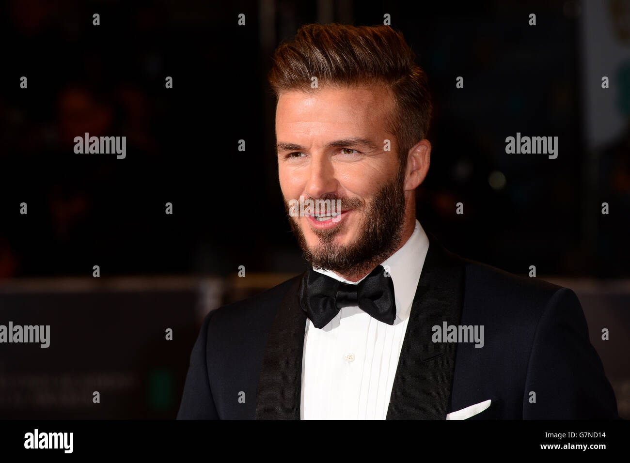David Beckham attends the EE British Academy Film Awards at the Royal ...