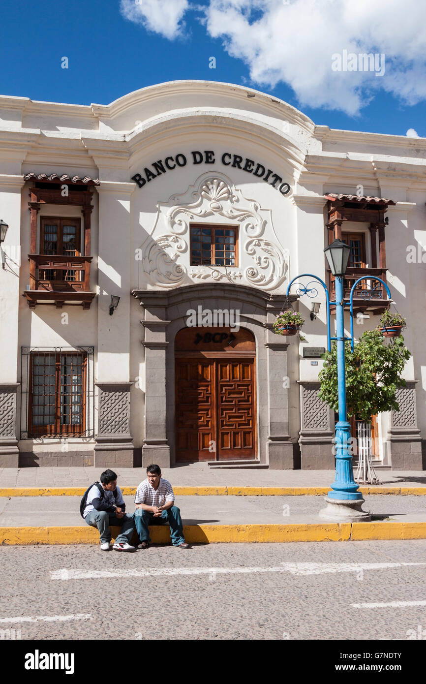 Historical Building Cusco Peru Stock Photo - Alamy