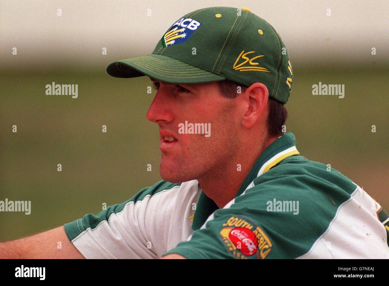 International Cricket ... Australian Nets Stock Photo - Alamy