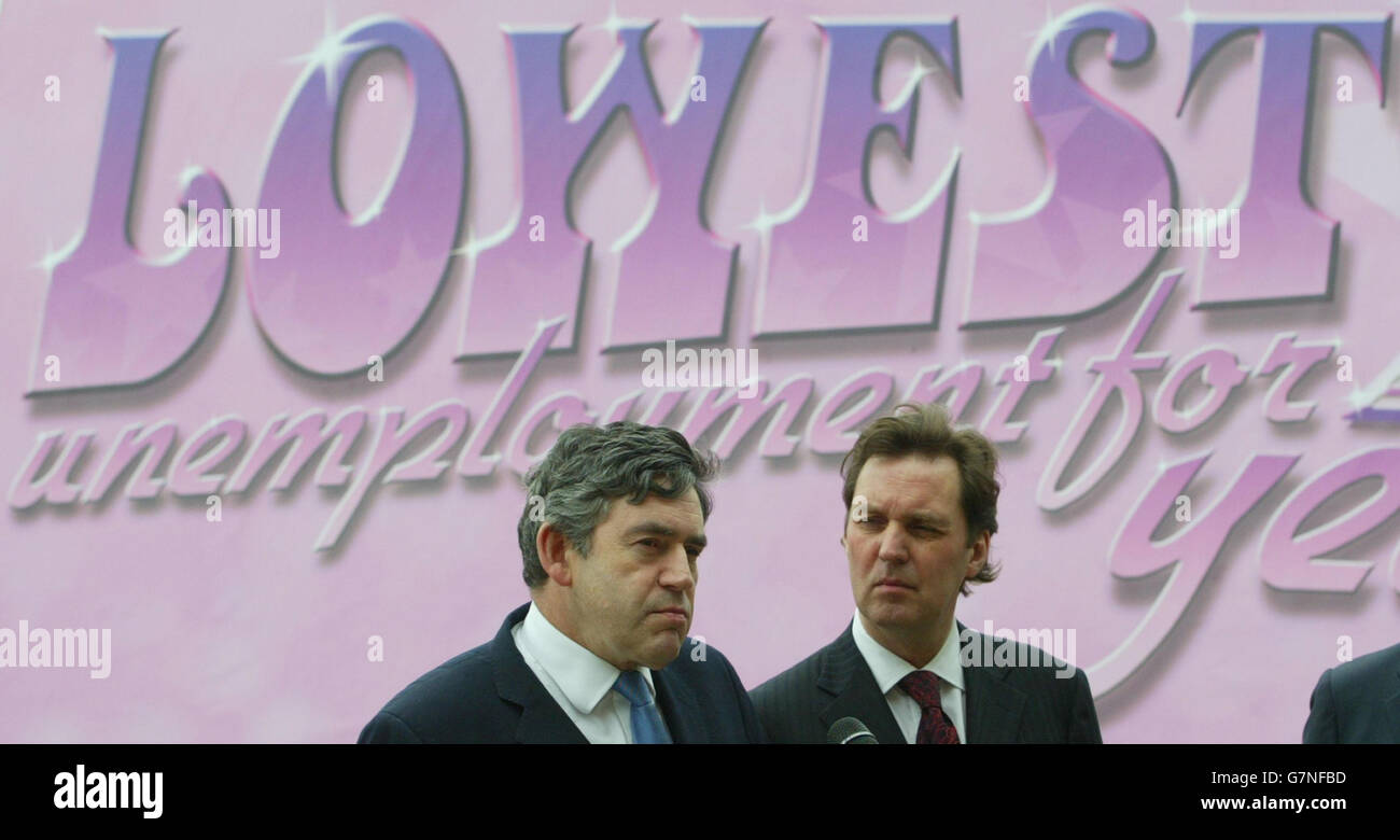 Labour - Britain is Working Poster Campaign Stock Photo - Alamy