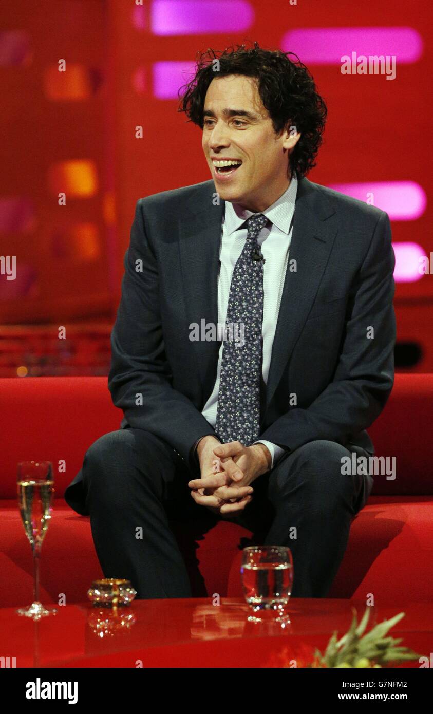 Stephen Mangan during filming of the Graham Norton Show at the London ...