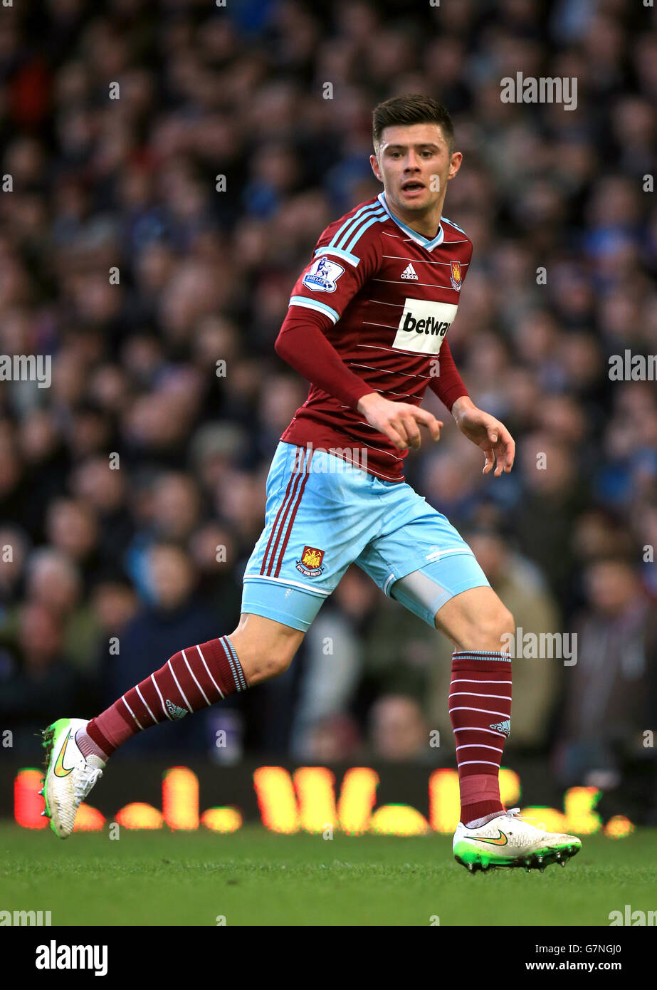 Soccer - Barclays Premier League - West Ham United v Manchester United - Upton Park. Aaron ...