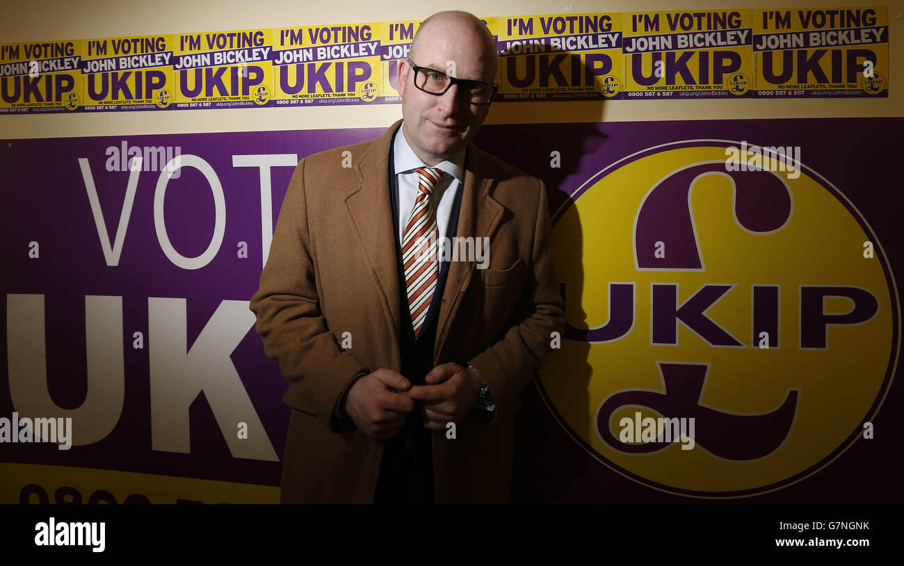 Ukip deputy leader, Paul Nuttall in the Heywood and Middleton campaign ...