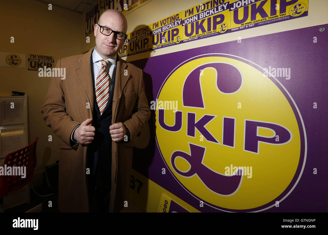 Ukip Heywood and Middleton campaign headquarters Stock Photo - Alamy