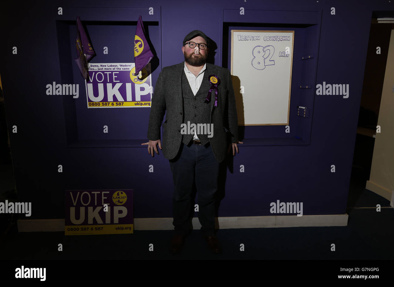 Ukip Heywood and Middleton campaign headquarters Stock Photo - Alamy