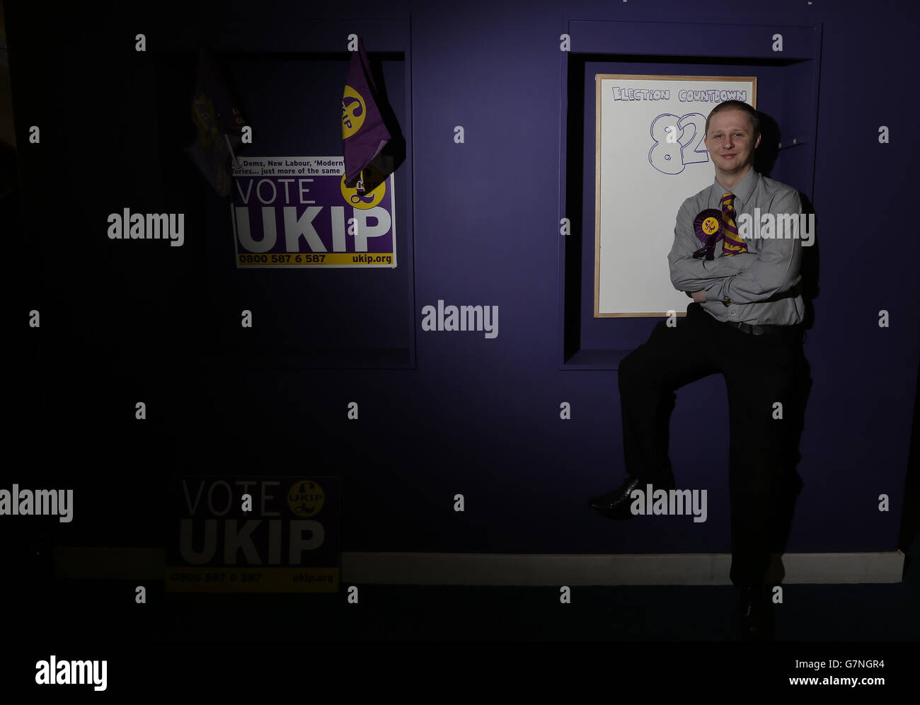 Warren Mitchell, Ukip candidate for West Heywood in the Heywood and ...