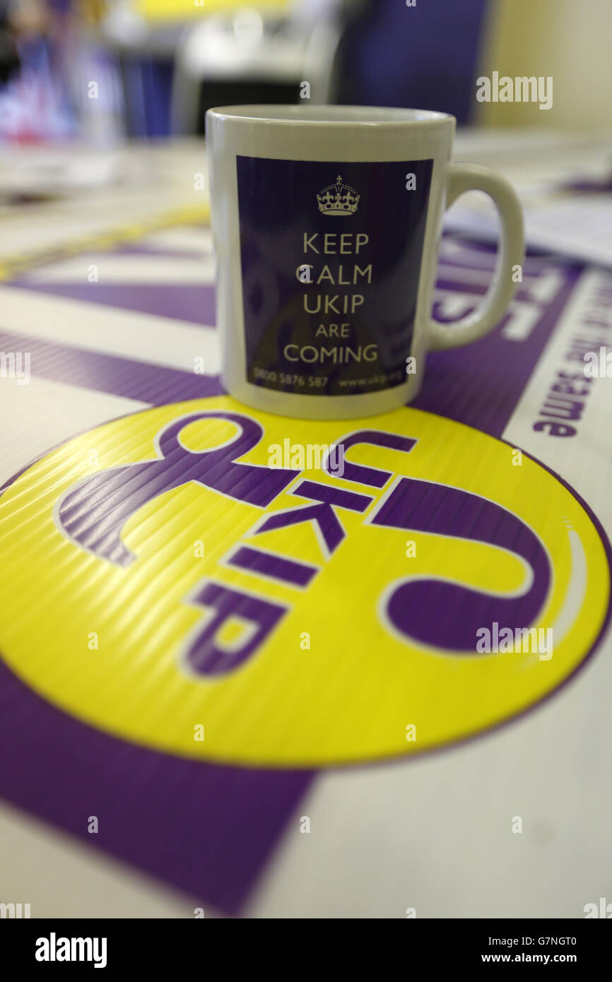 Ukip Heywood and Middleton campaign headquarters Stock Photo - Alamy