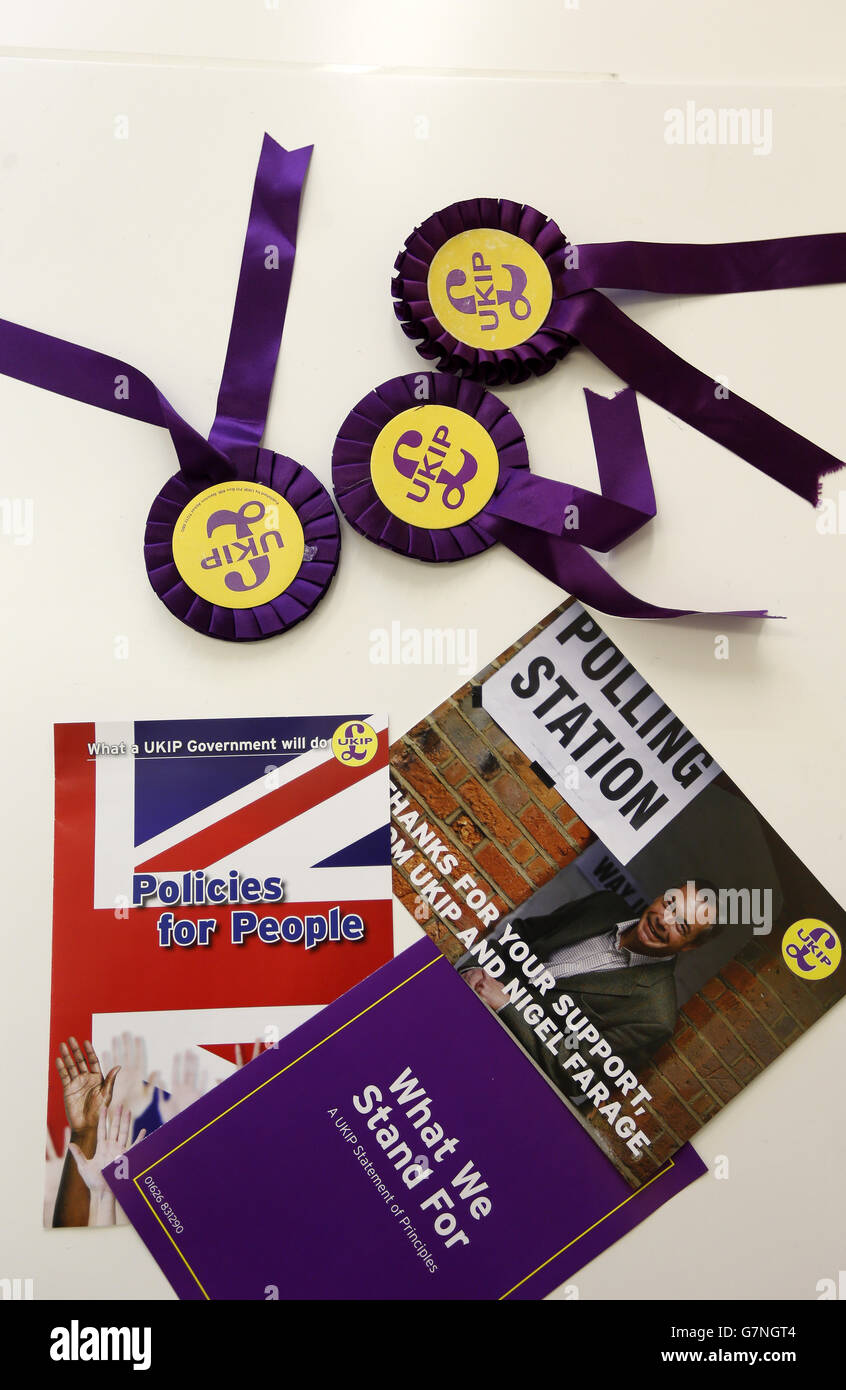 Ukip Heywood and Middleton campaign headquarters Stock Photo - Alamy
