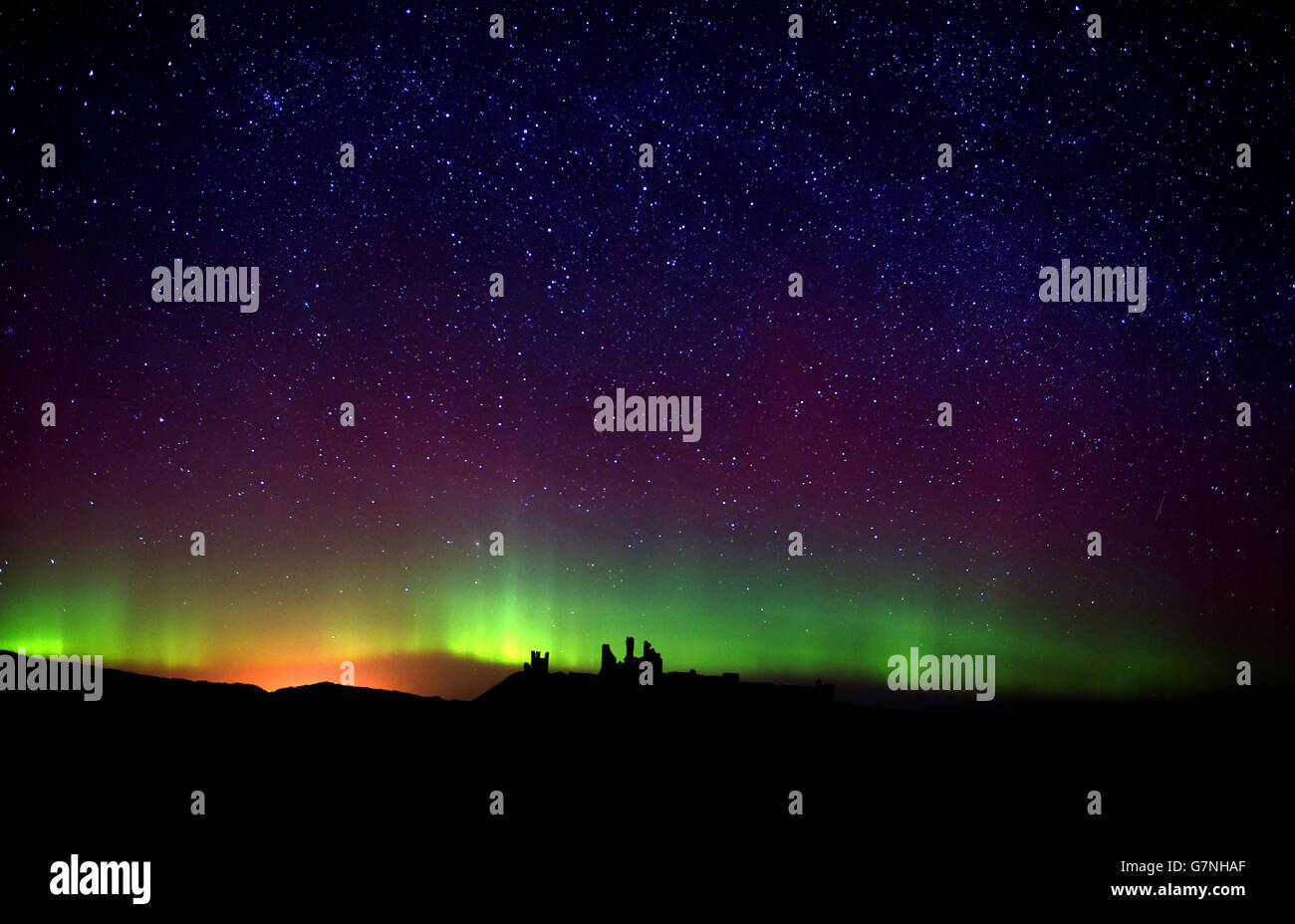 Northern lights show Stock Photo - Alamy