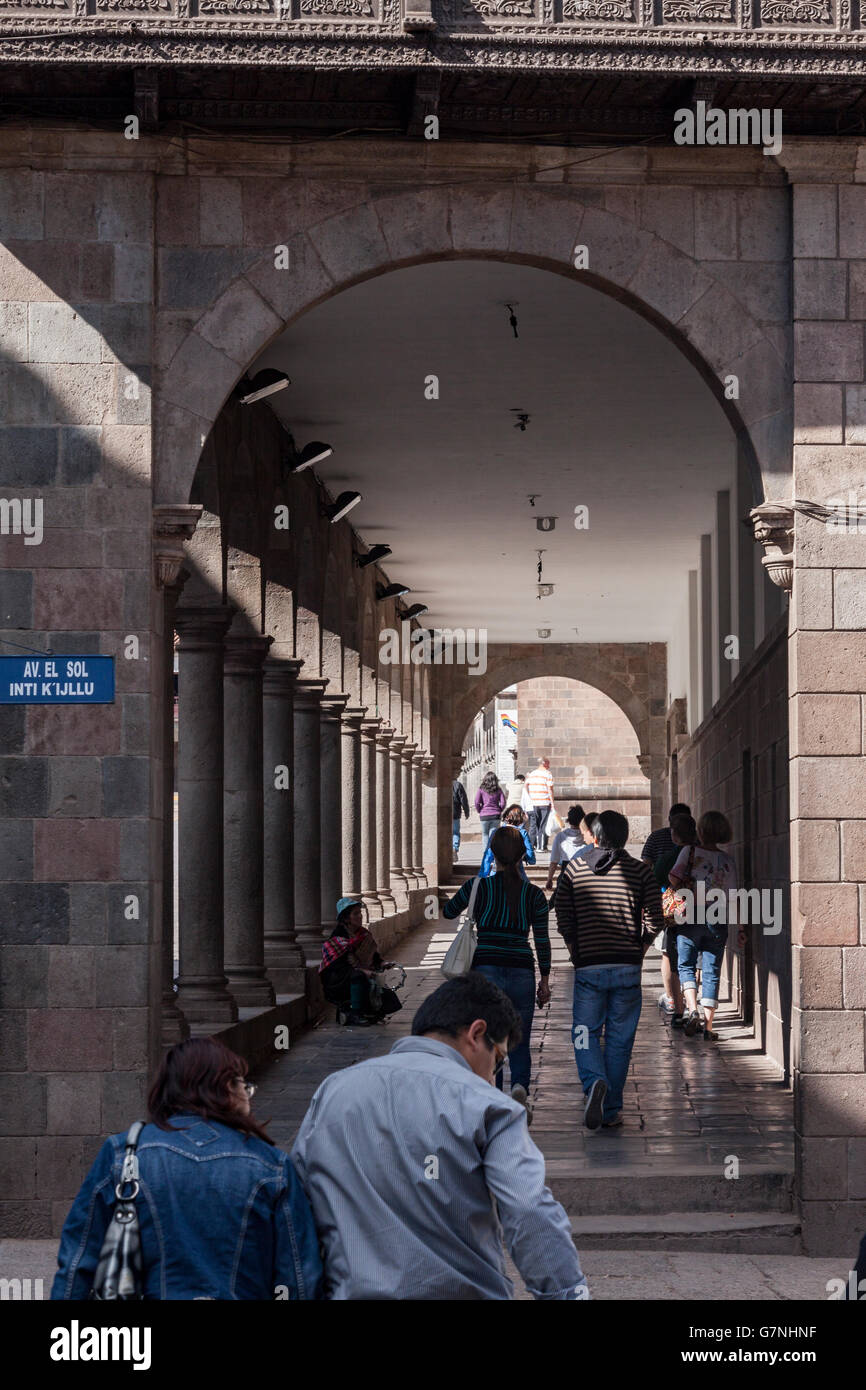 Historical Building Cusco Peru Stock Photo - Alamy