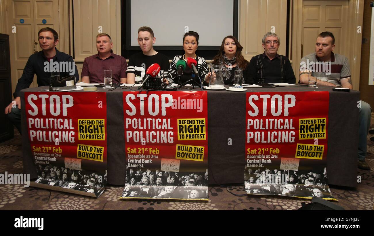 Anti-water charge protest Stock Photo - Alamy