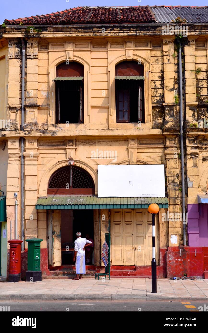 colourful house in colombo sri lanka Stock Photo - Alamy