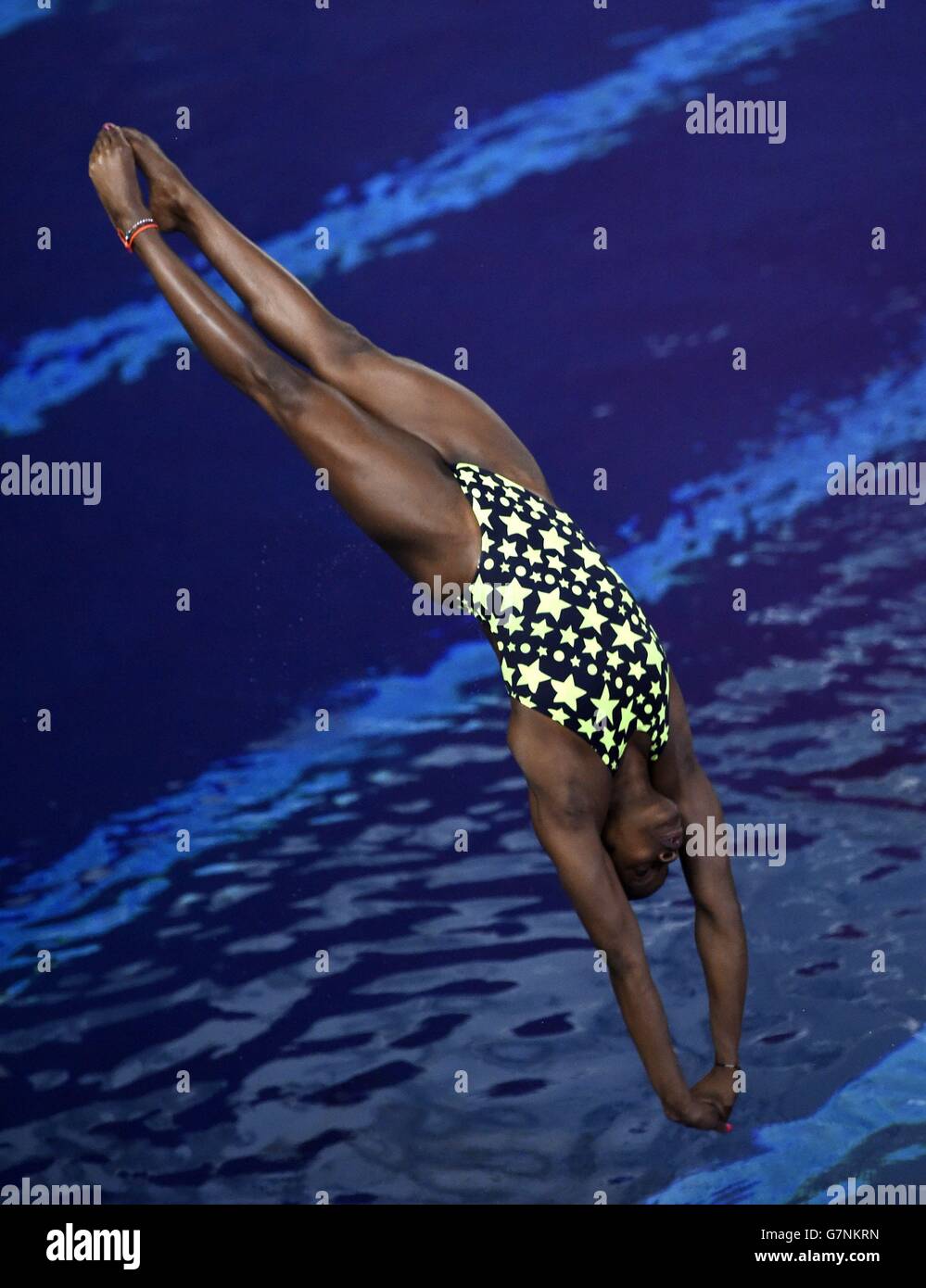 Plymouth Diving's Rhea Gayle during the Women's 1m preliminary round ...