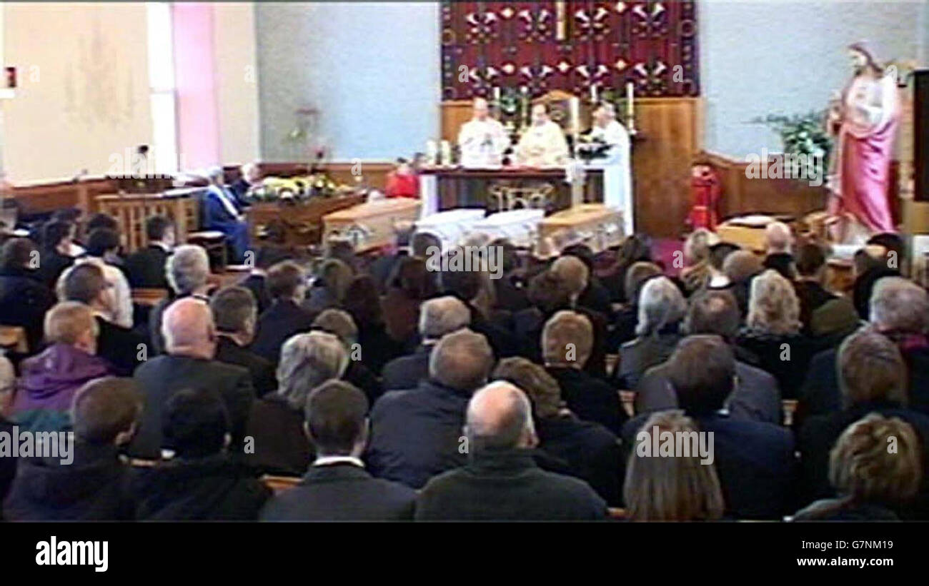 MacPherson family funeral Stock Photo - Alamy