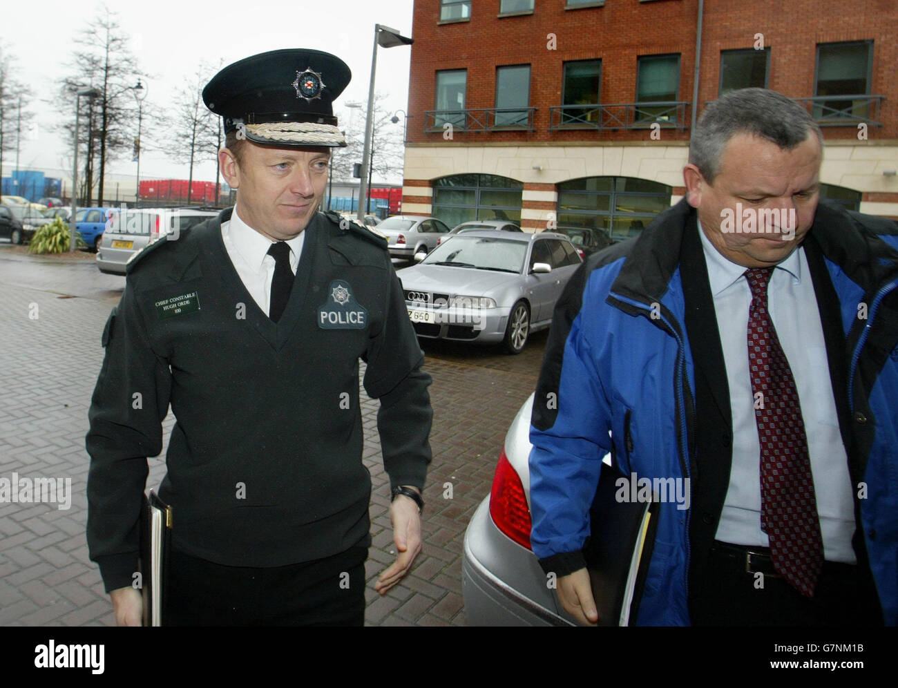 Chief Constable Hugh Orde, left, and Assistant Chief Constable Sam ...