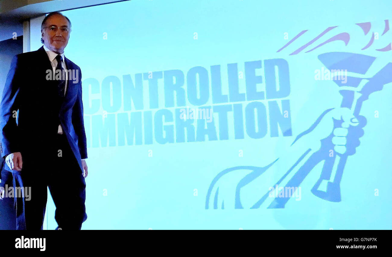 Conservative Party immigration policies - campaign headquarters Stock ...