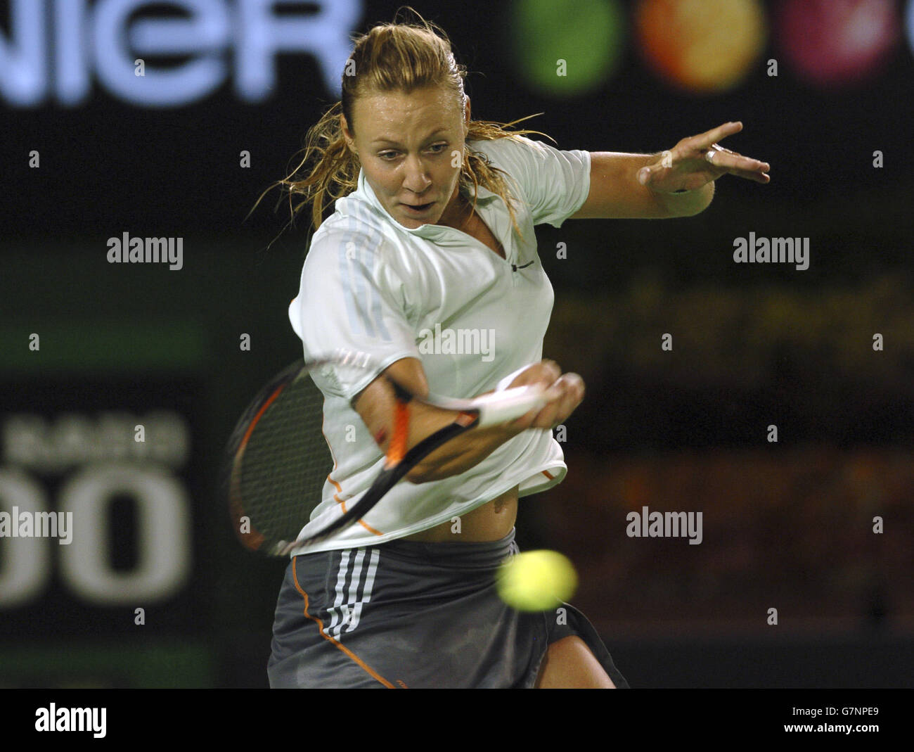 Alicia molik in action during her match against venus williams hi-res ...