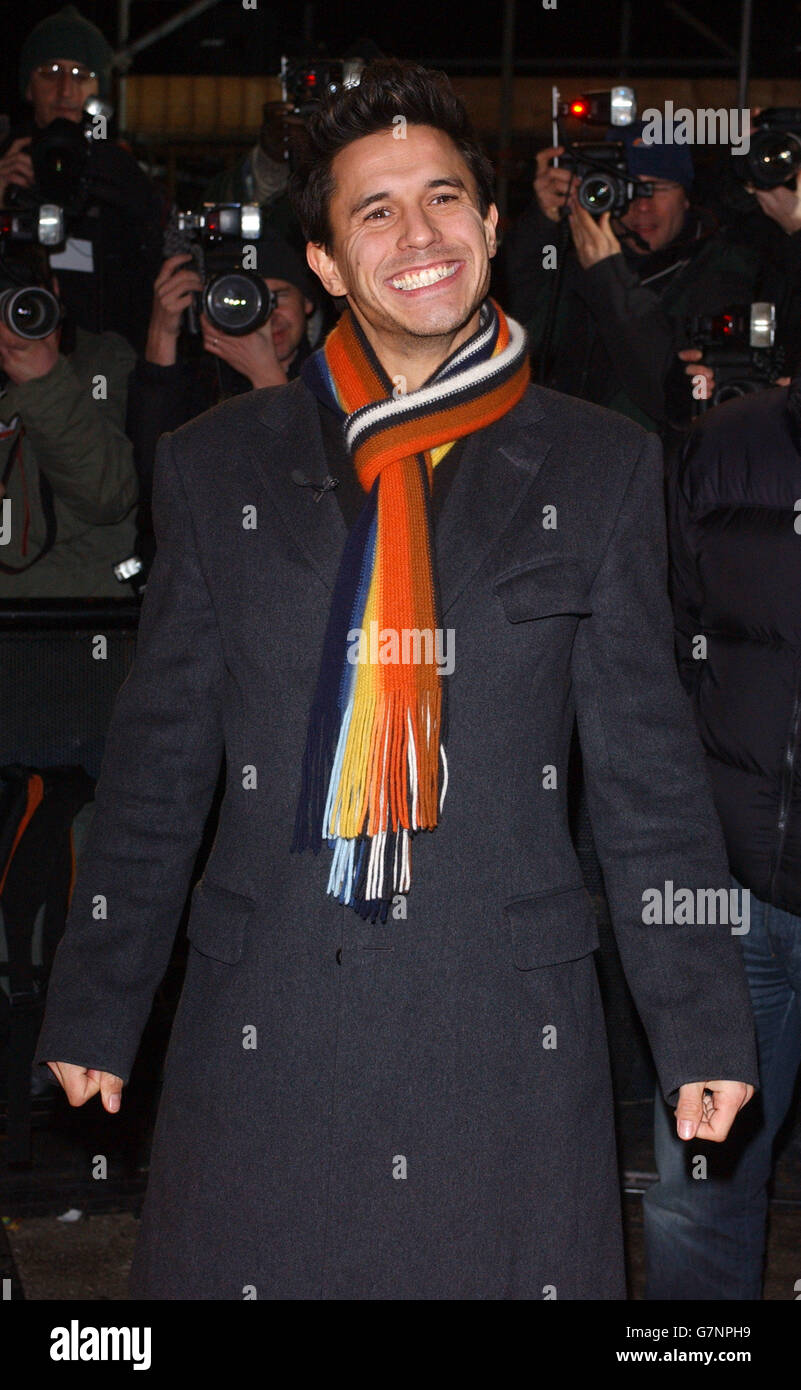 Jeremy edwards outside the big brother house hi-res stock photography ...