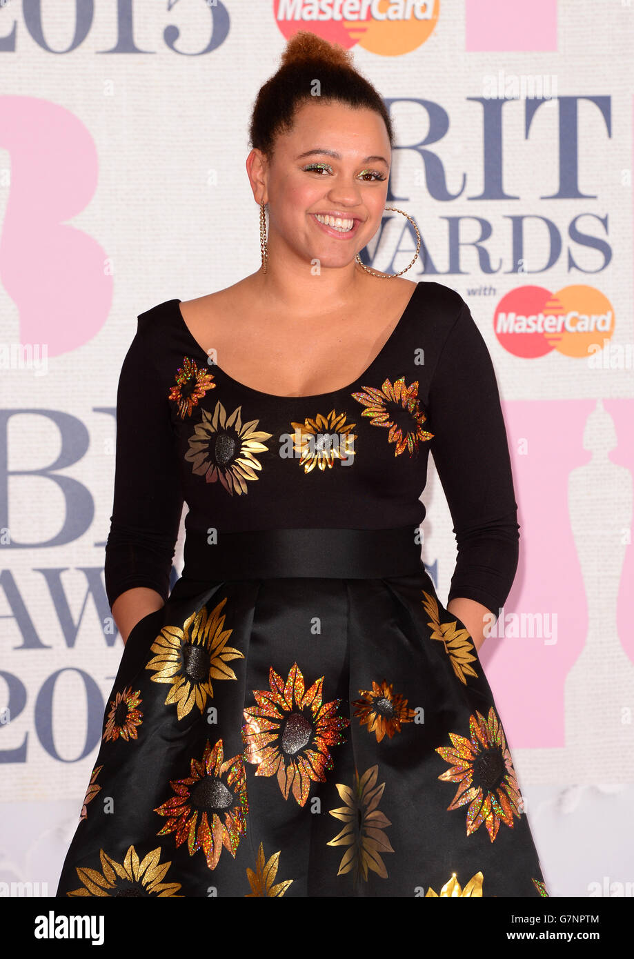 Gemma cairney arriving brit awards o arena hi-res stock photography and ...
