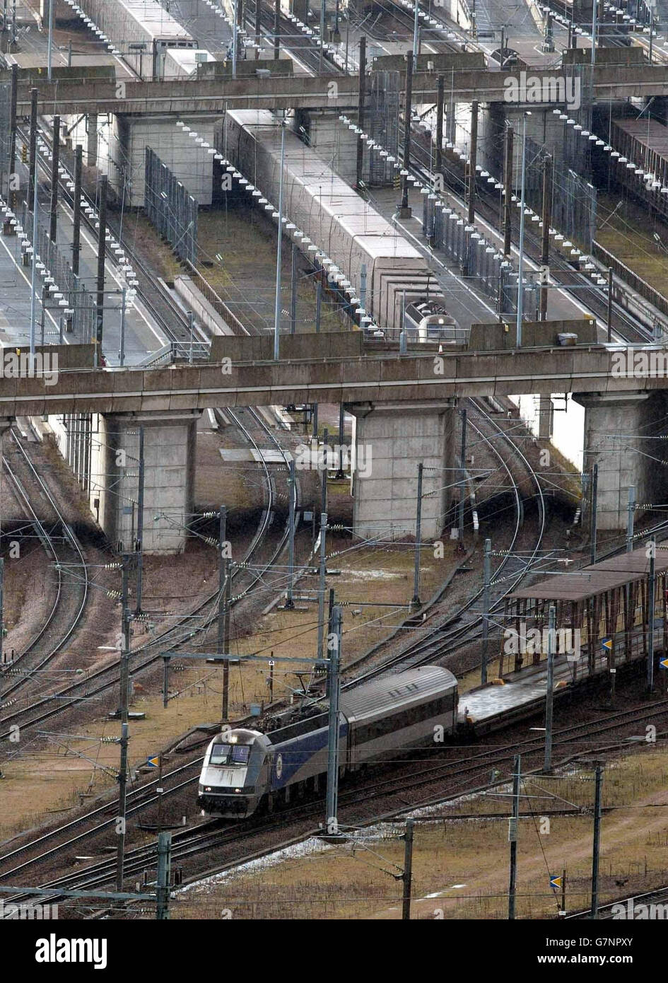 Eurotunnel train hi-res stock photography and images - Alamy