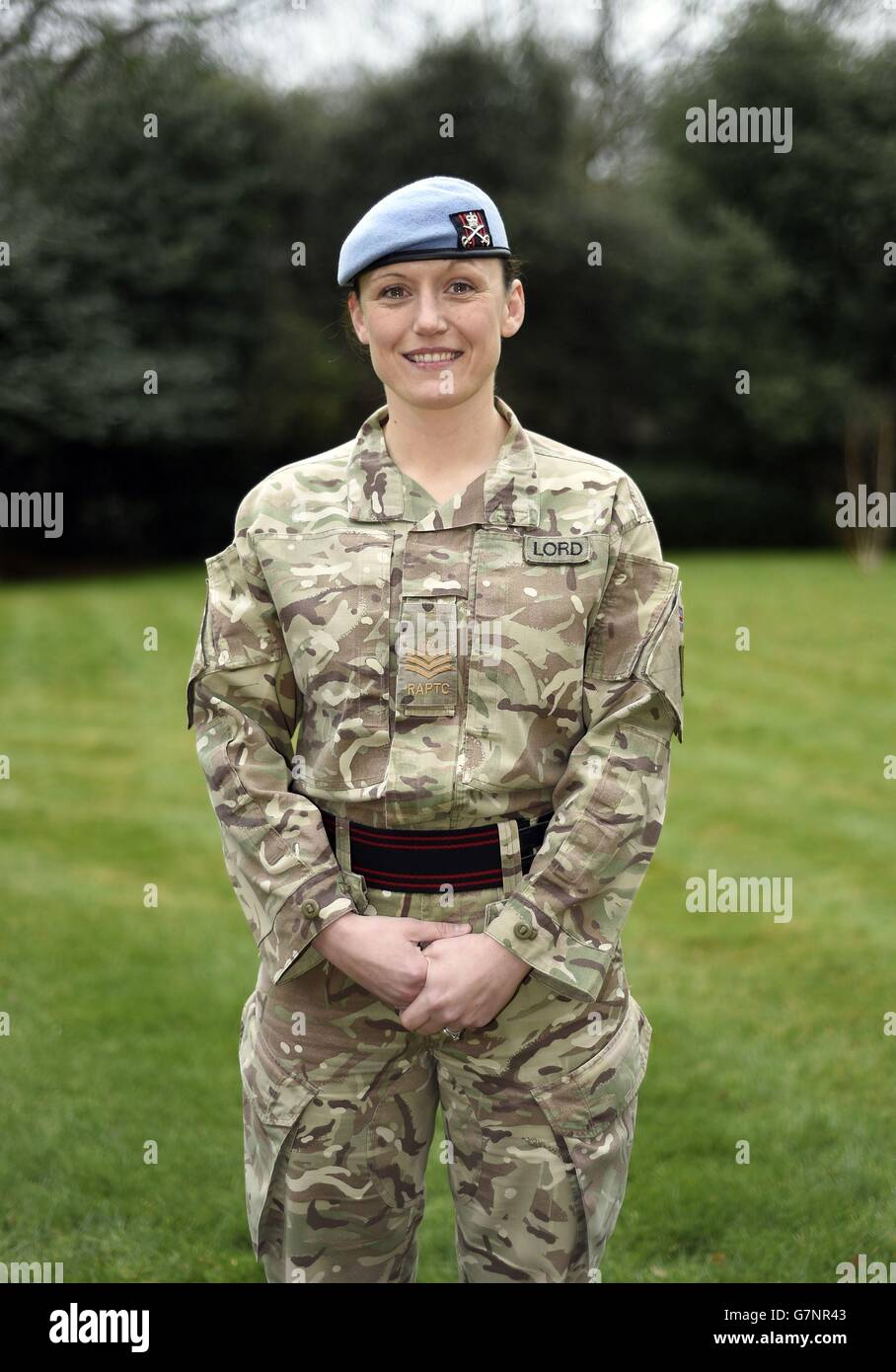Staff Sergeant Kate Elizabeth Lord of the Royal Army Physical Training ...