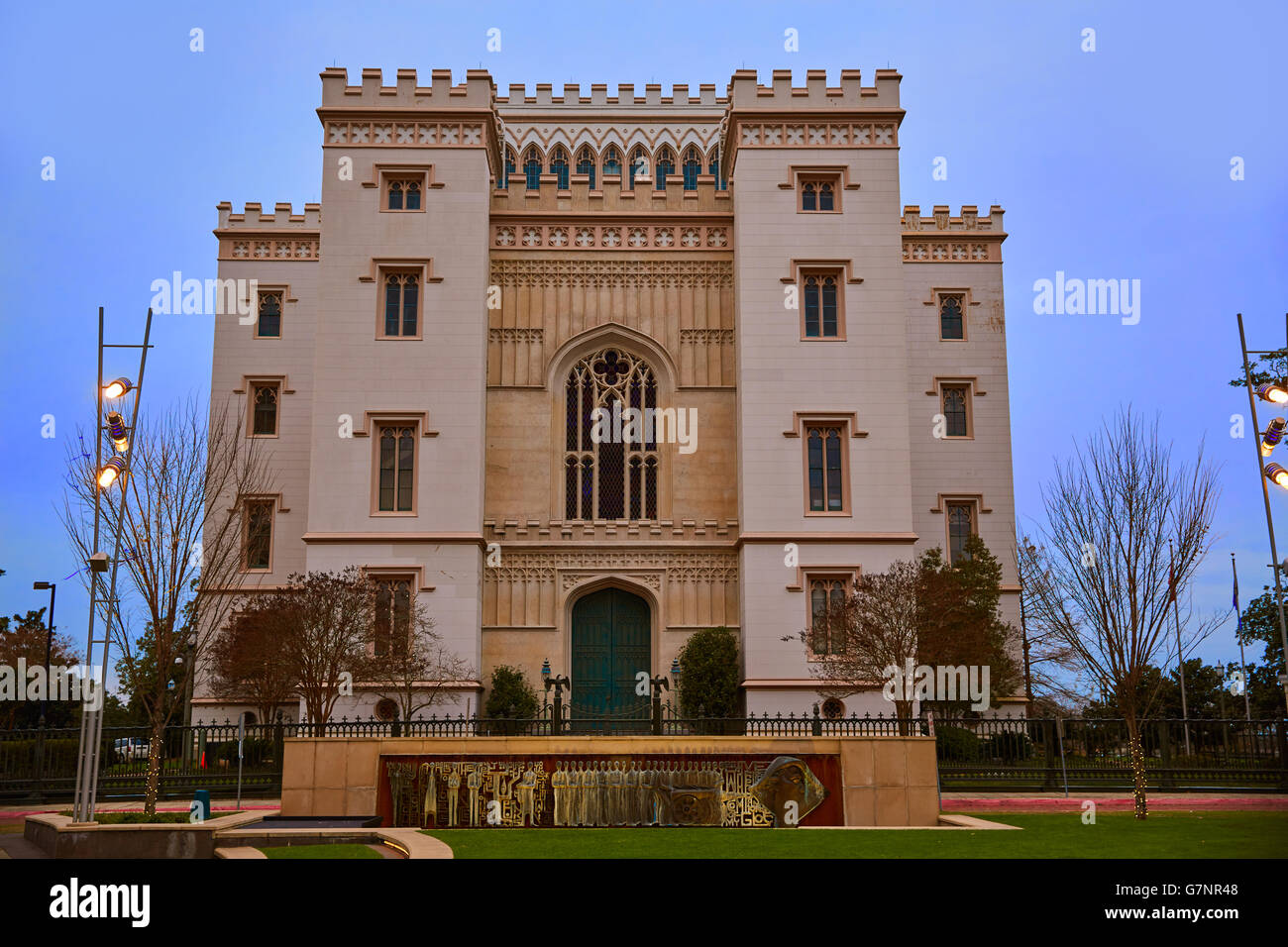 Louisiana Old State Capitol in Baton Rouge USA Stock Photo - Alamy