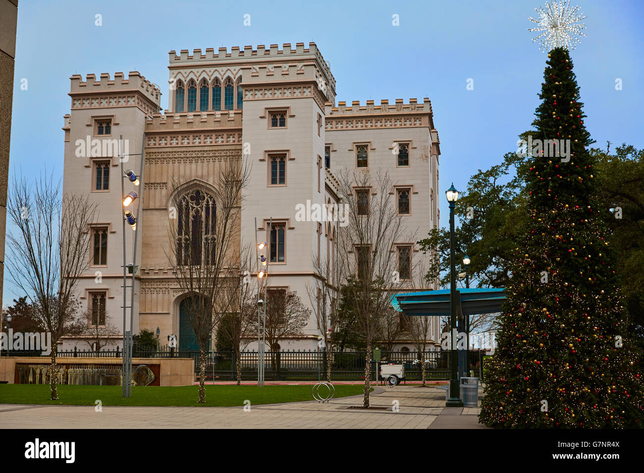 Louisiana Old State Capitol in Baton Rouge USA Stock Photo - Alamy