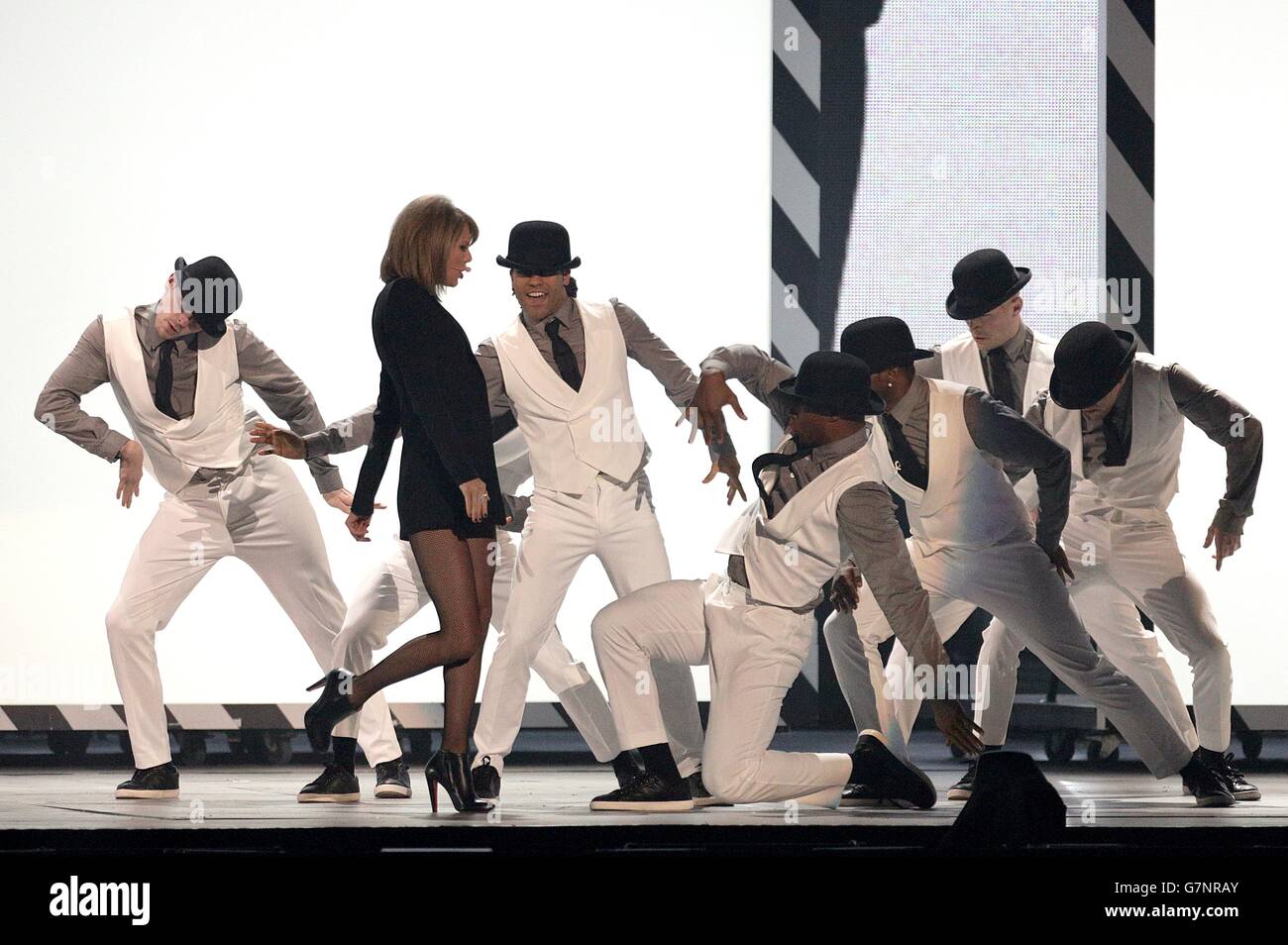 Brit Awards 2015 - Show - London Stock Photo - Alamy