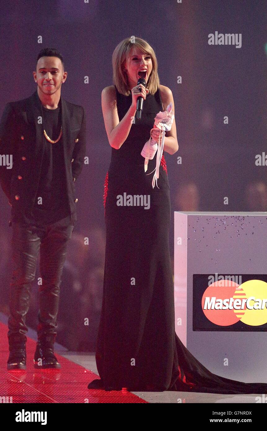 Brit Awards 2015 - Show - London Stock Photo - Alamy