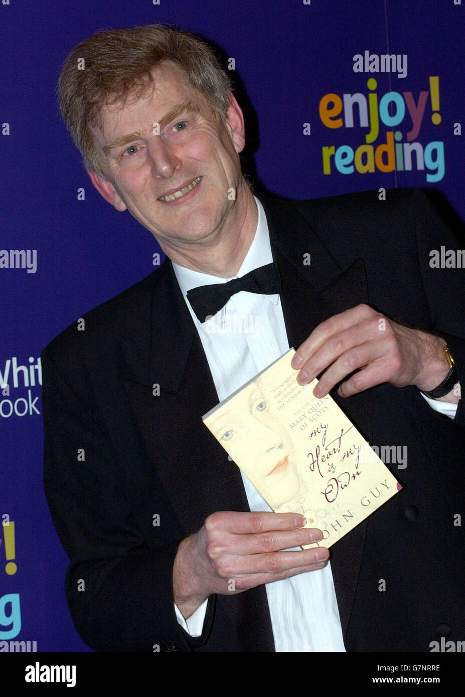 John Guy with his book, My Heart is my Own: The Life of Mary Queen of ...