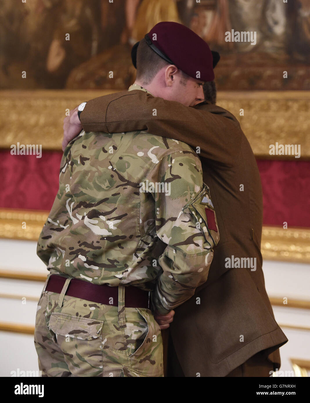 Lance Corporal Joshua Mark Leakey of the Parachute Regiment being ...