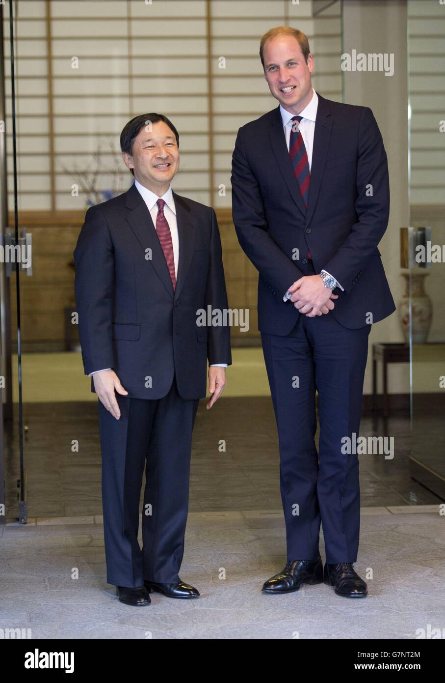 The Crown Prince of Japan Naruhito during an audience with the Duke of ...