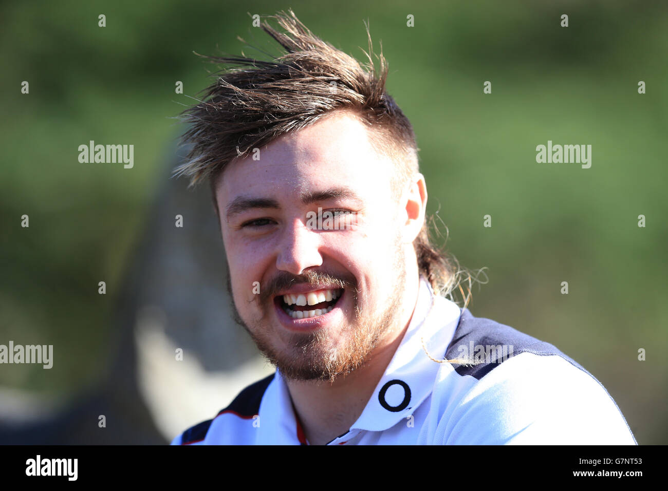 Jack Nowell during a training session at Pennyhill Park Hotel, Bagshot ...