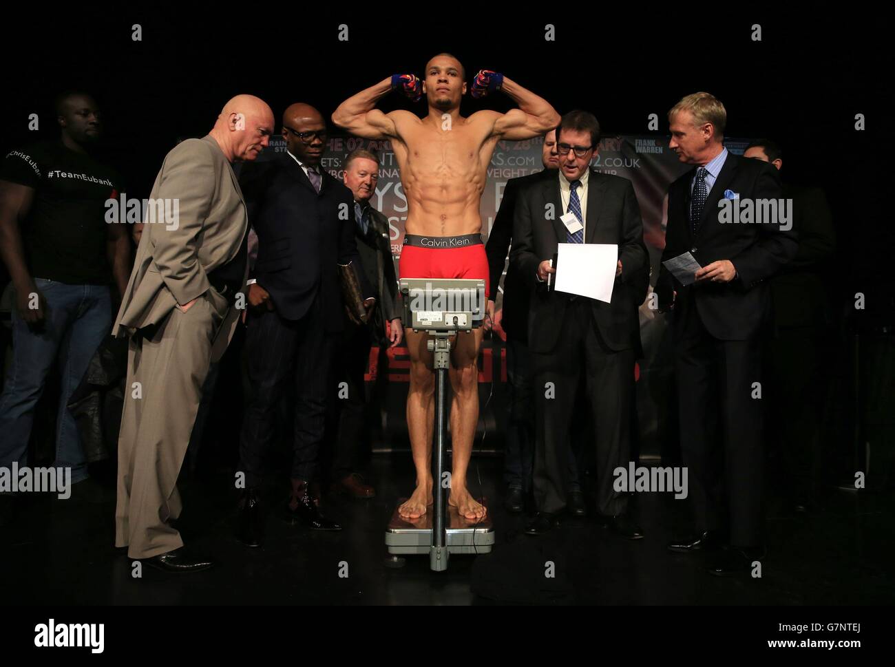 Boxing - Tyson Fury and Christian Hammer Weigh In - The O2 Stock Photo ...