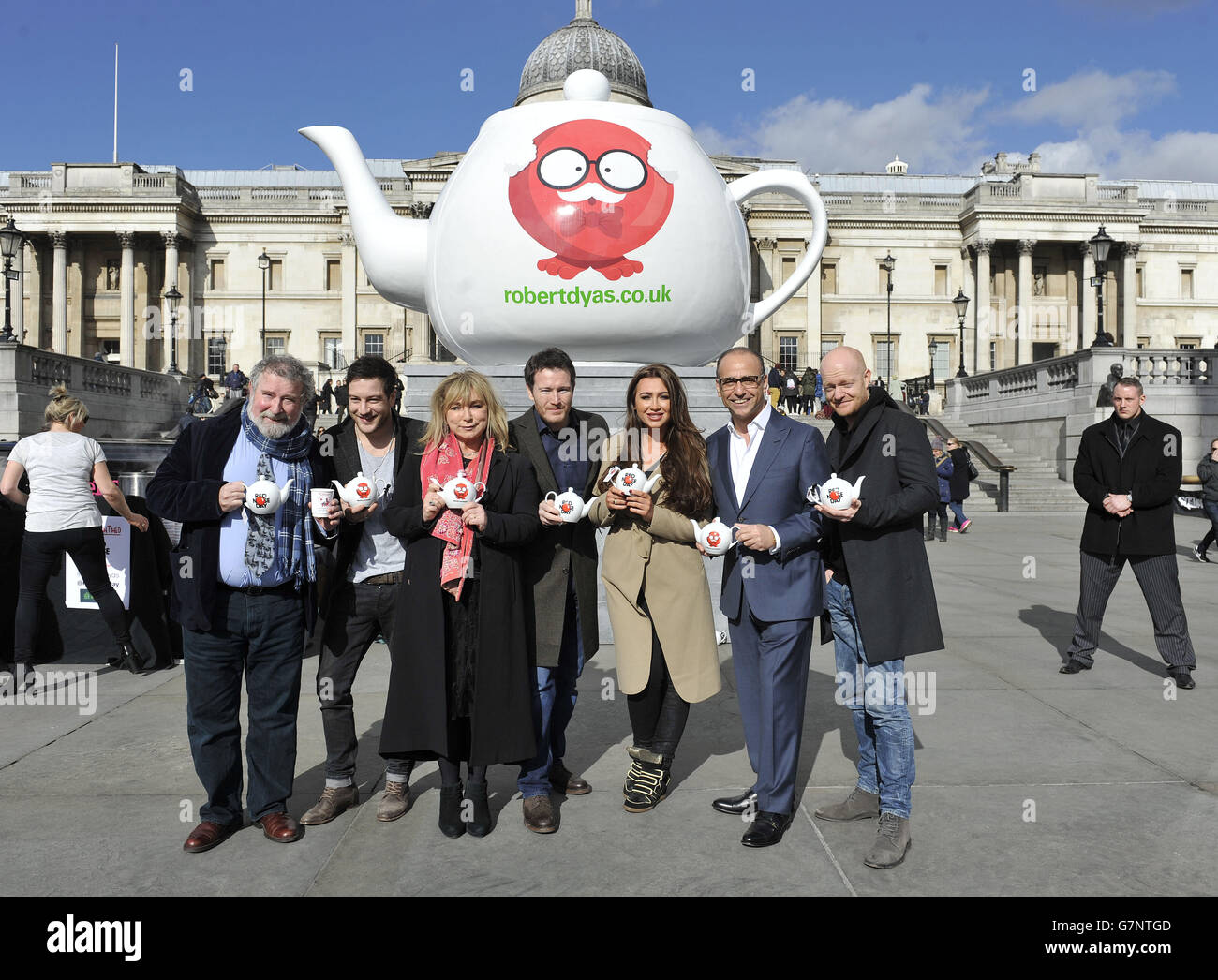 (left to right) Paul Bradley, Matt Cardle, Helen Lederer, Nick Moran ...