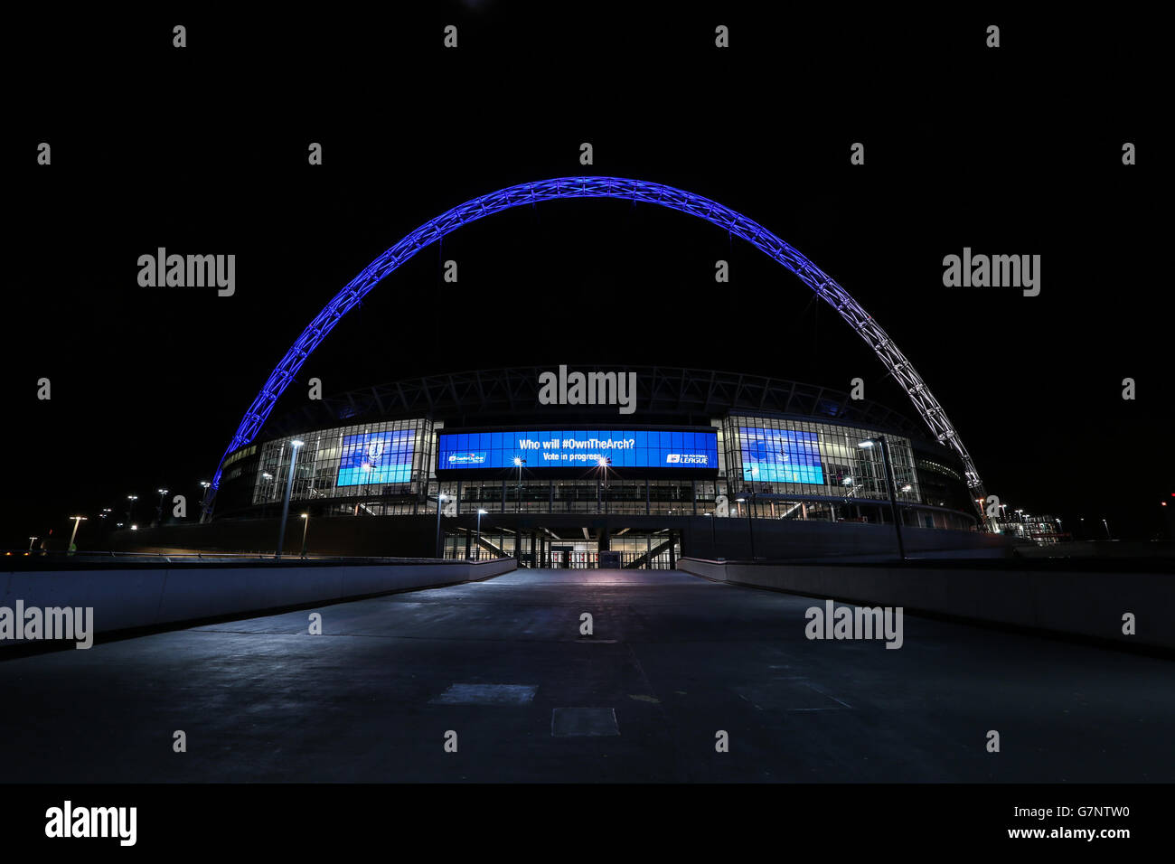 Soccer - Football League - Own the Arch - Wembley Stadium Stock Photo ...