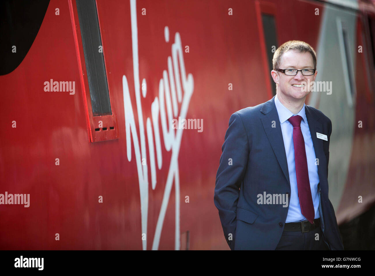 Virgin Trains launch East Coast service. s Cross station Stock Photo ...