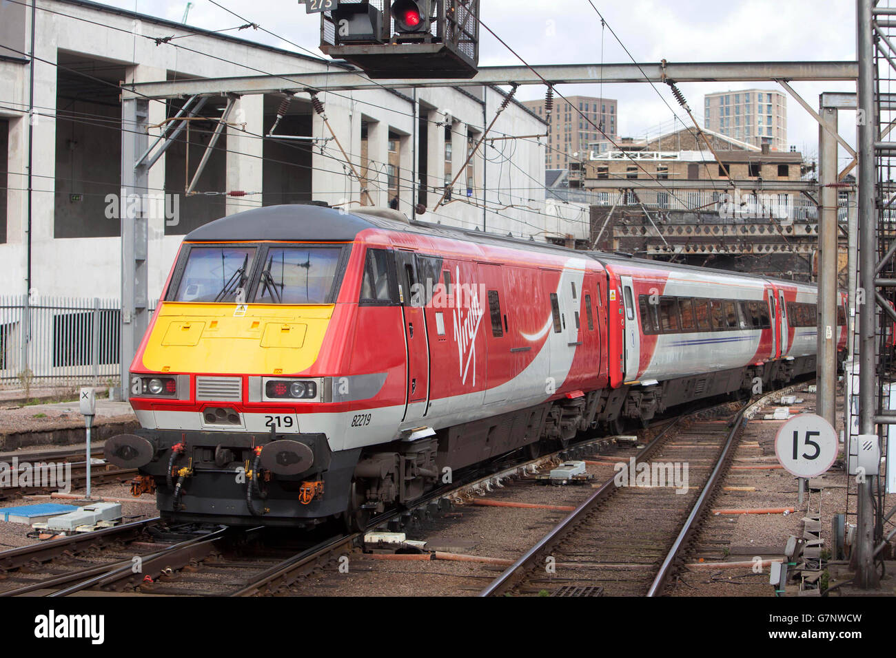 Virgin Trains launch East Coast service Stock Photo - Alamy