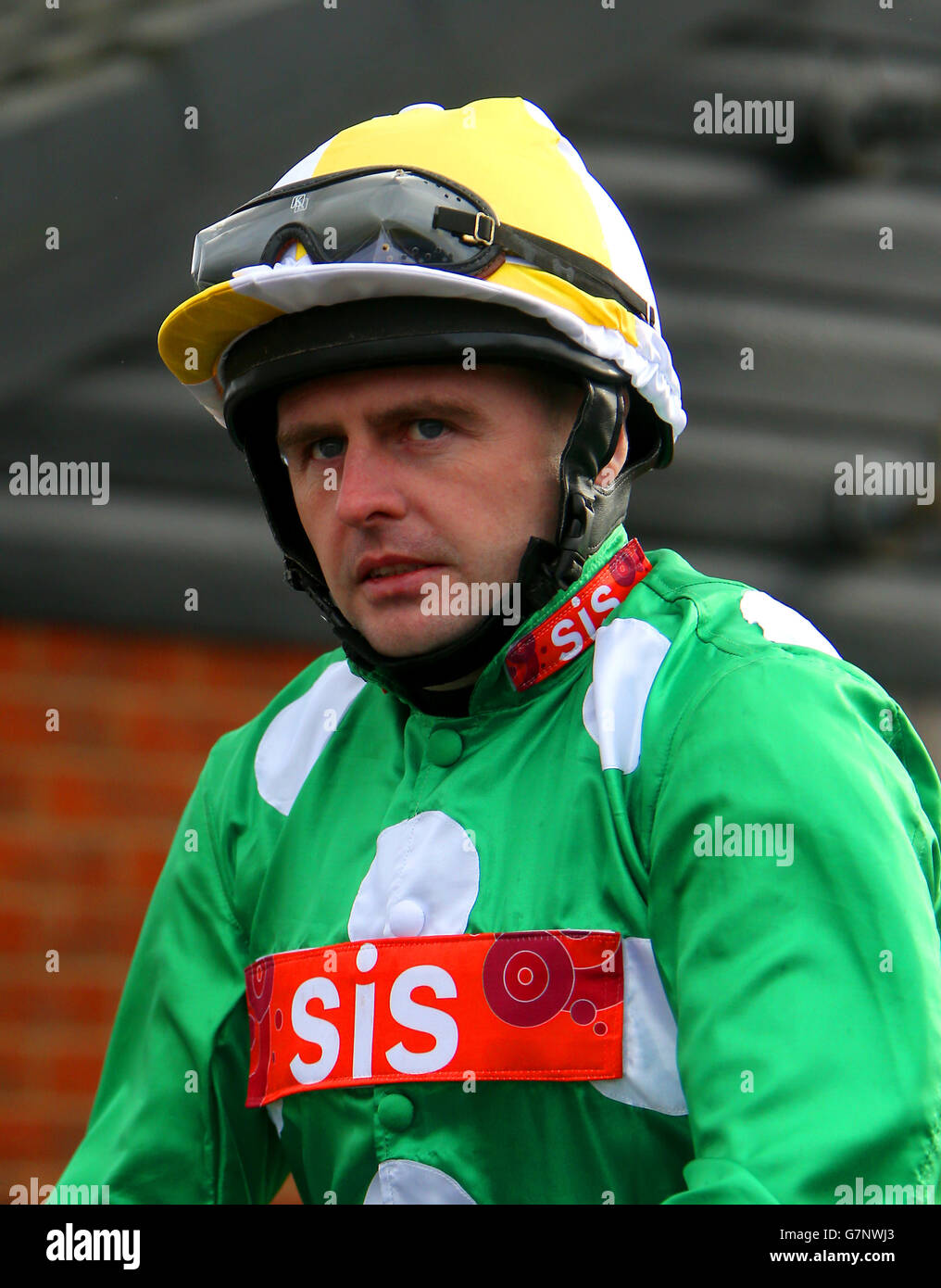 Horse Racing - Southwell Racecourse. Tony Hamilton, Jockey Stock Photo ...