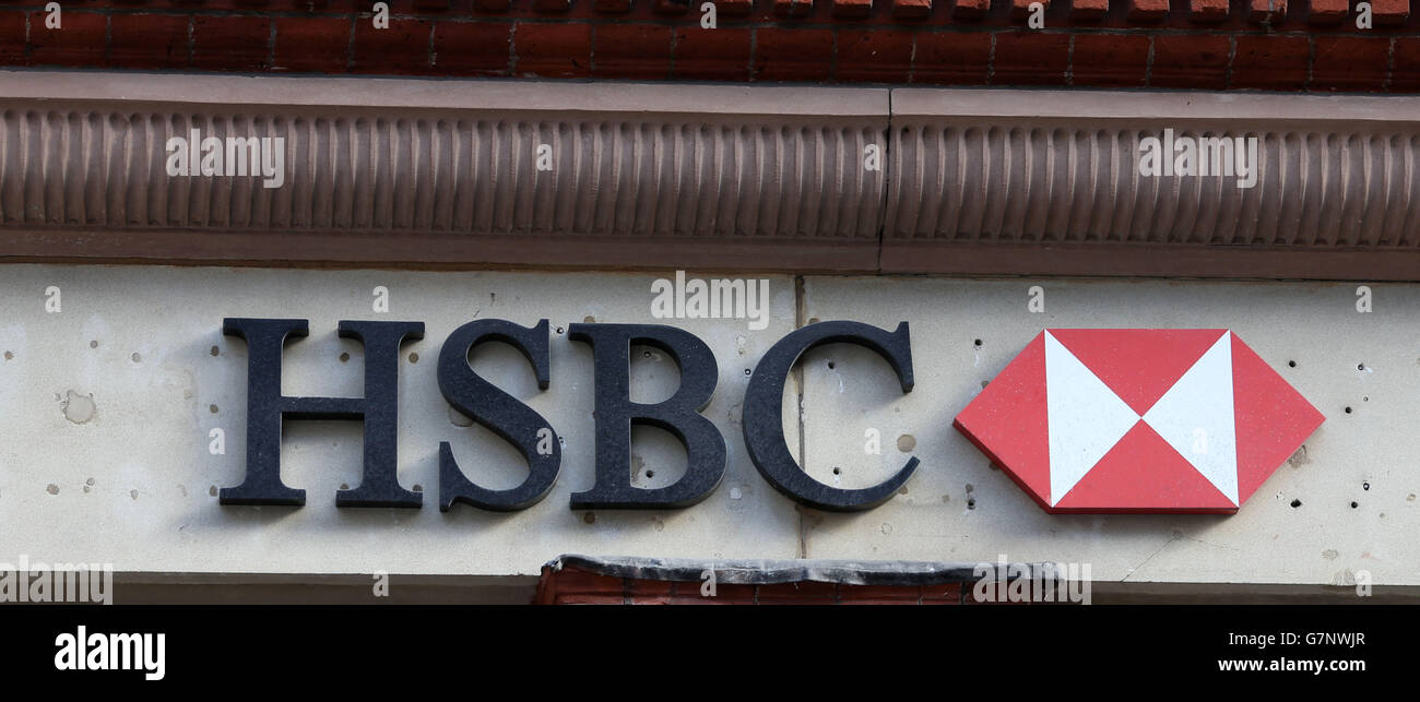 HSBC Bank signage Stock Photo - Alamy