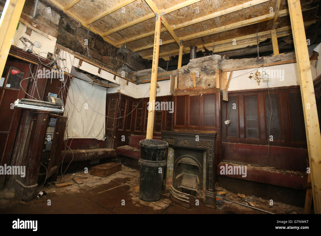 The Clutha bar in Glasgow which was largely destroyed after a police ...