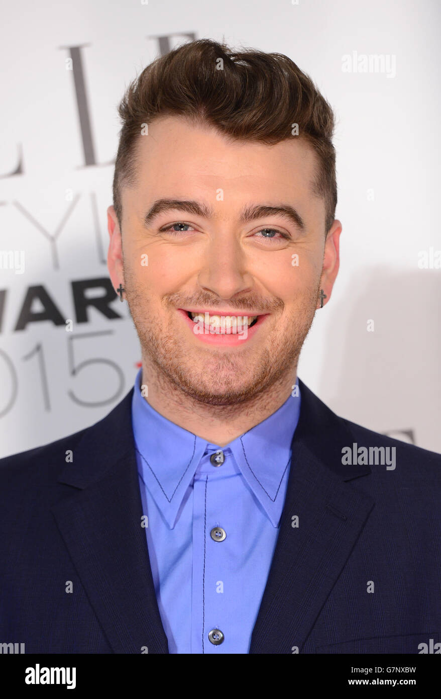 Sam Smith arriving at the Elle Style Awards 2015 at the Sky Garden, 20 ...