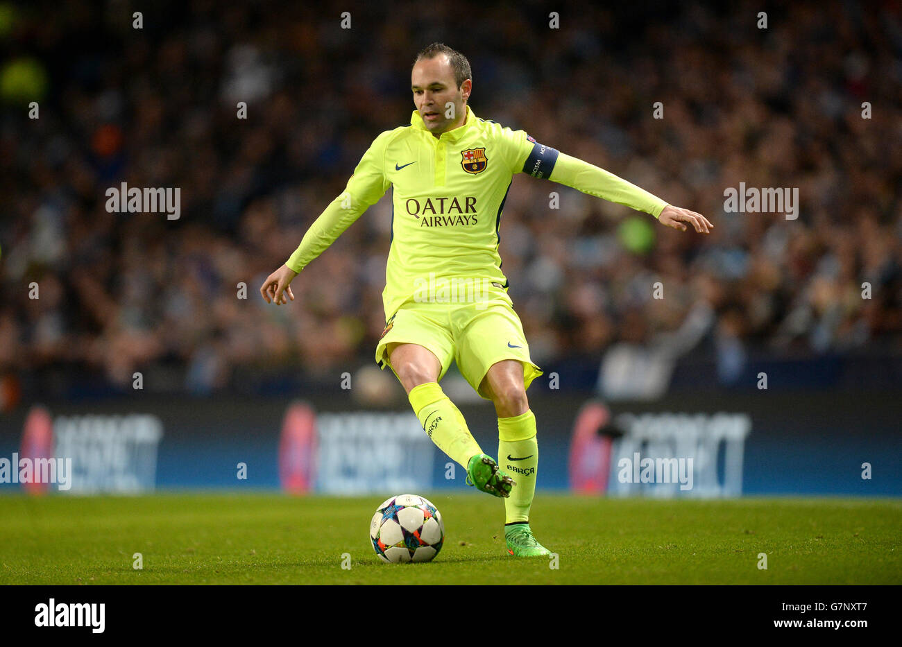 Barcelona's Andres Iniesta during the UEFA Champions League, Round of ...